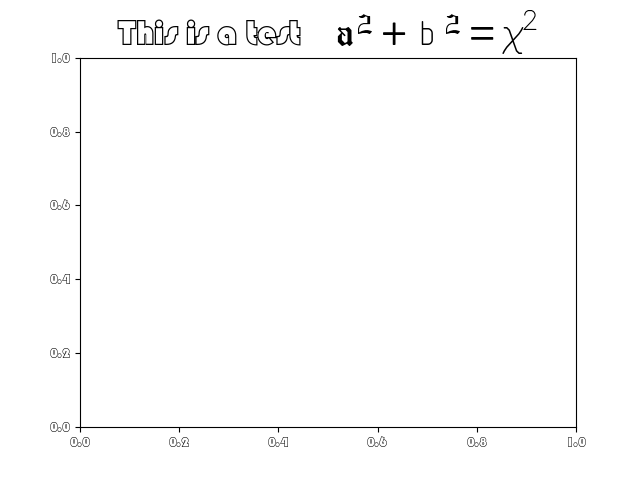 matplotlib字体配置